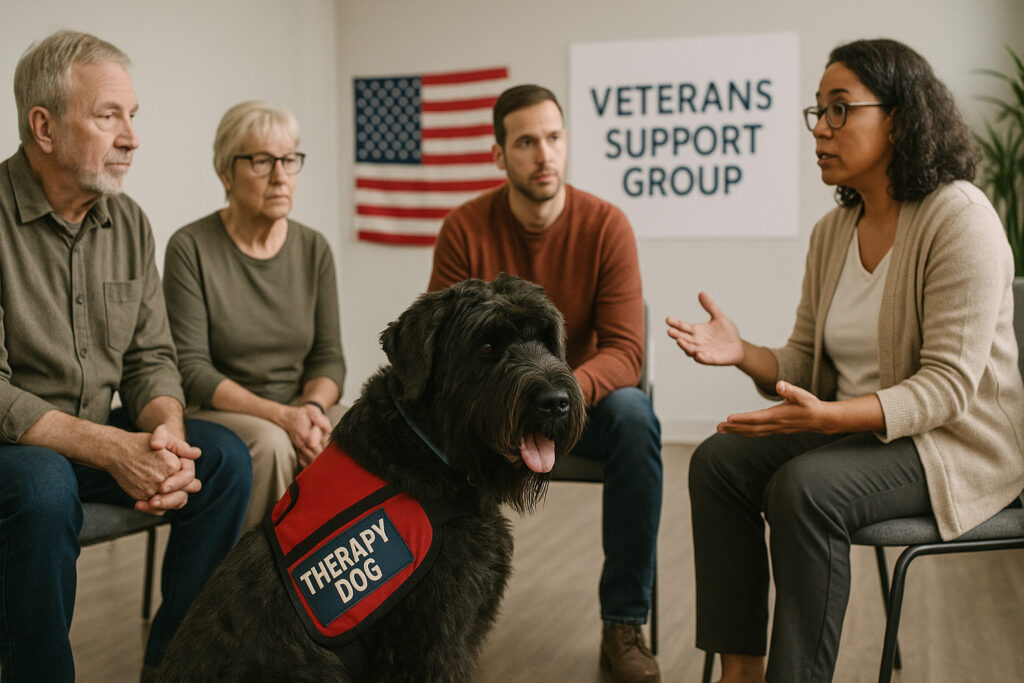 Black Russian Terrier as a Therapy Dog - WORKING DOG REGISTRYWORKING ...